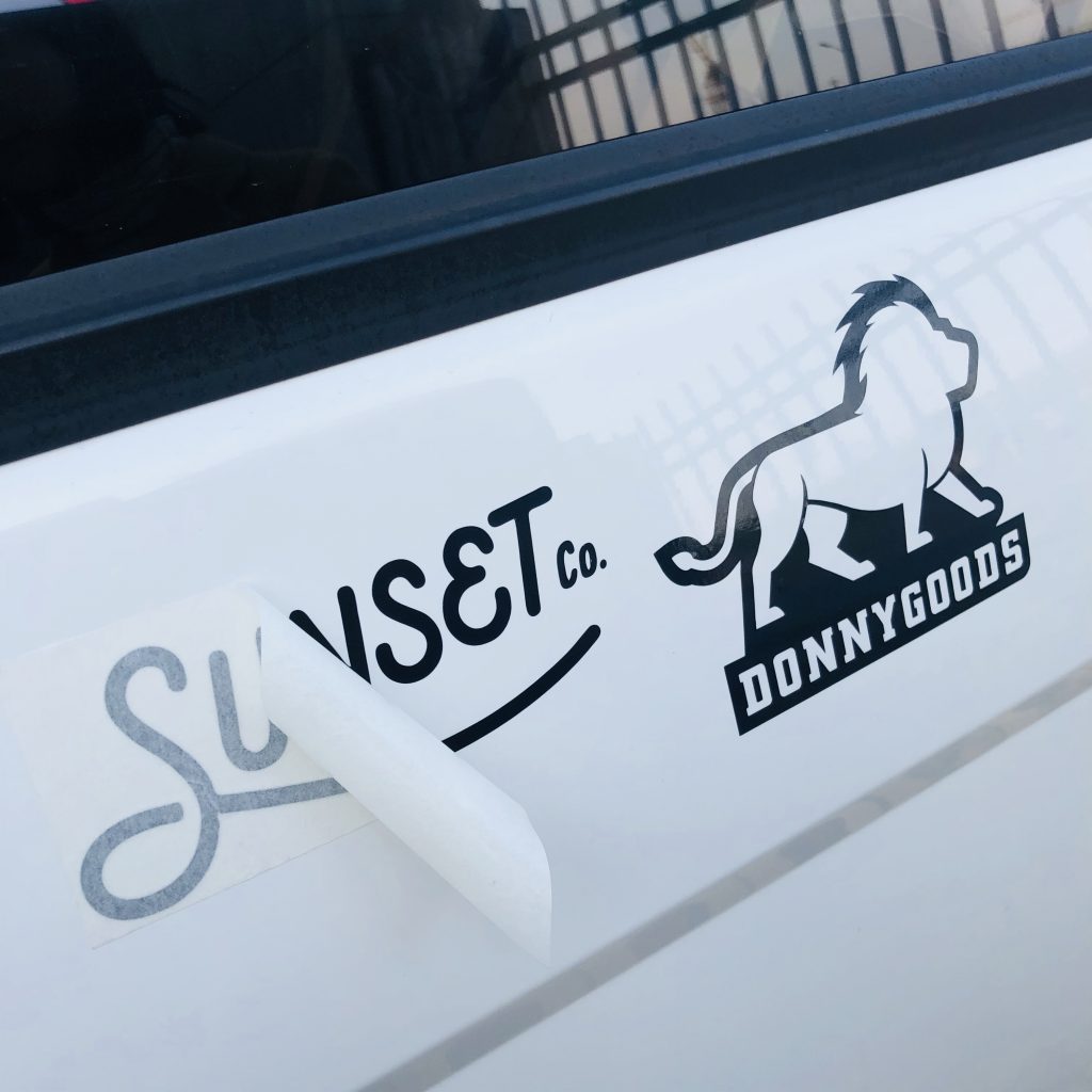 UV Resistance Outdoor Custom Logo Die Cut Waterproof PVC Label Car ...